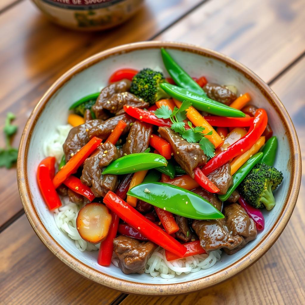 Healthy Lean Beef Stir-Fry with Vegetables Recipe