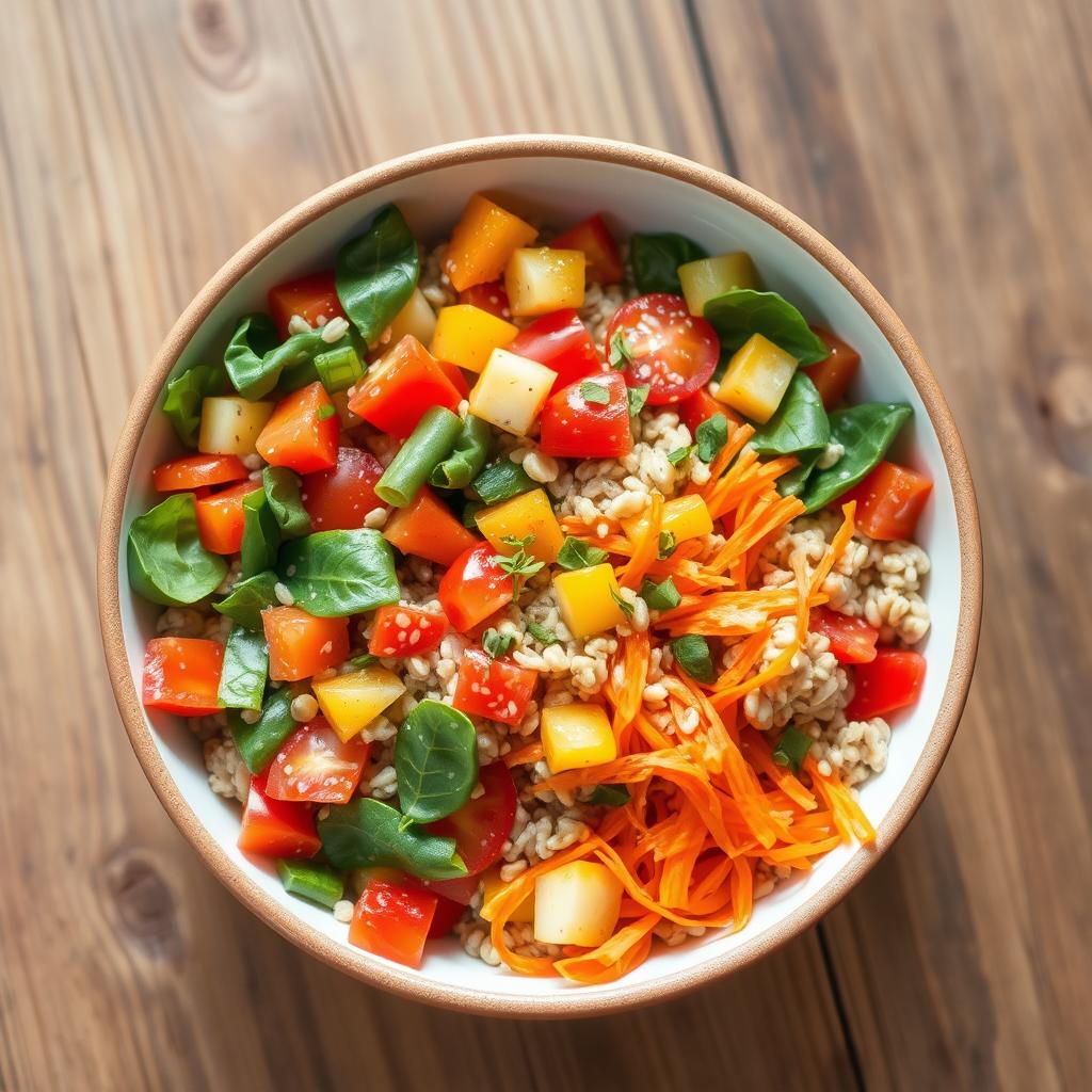 Healthy Oat Groats with Vegetables Recipe