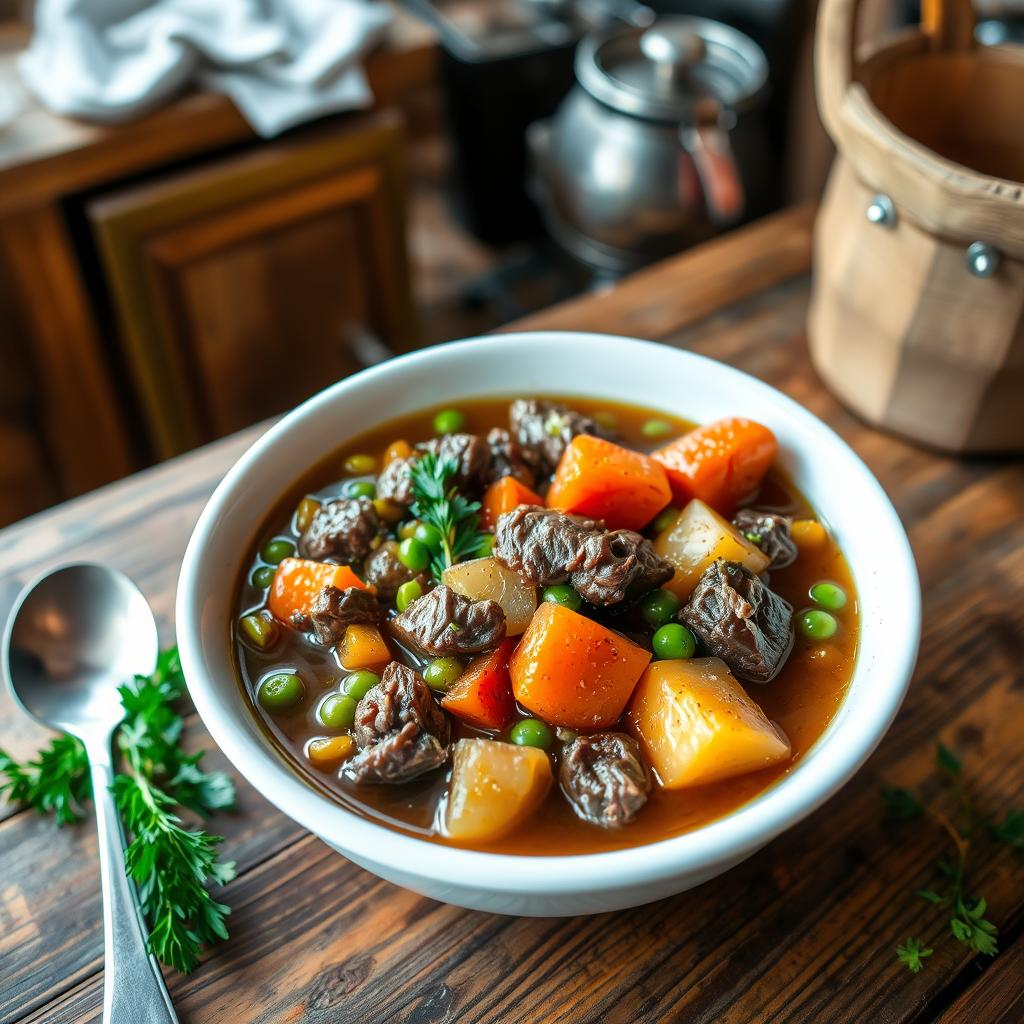 Healthy Slow Cooker Beef Stew Recipe