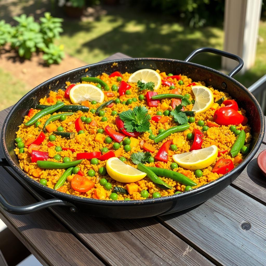 Healthy Vegetable Paella Recipe