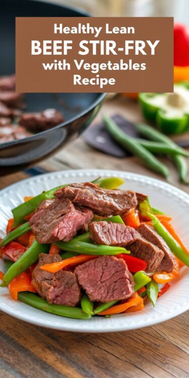 Healthy Lean Beef Stir-Fry with Vegetables Recipe