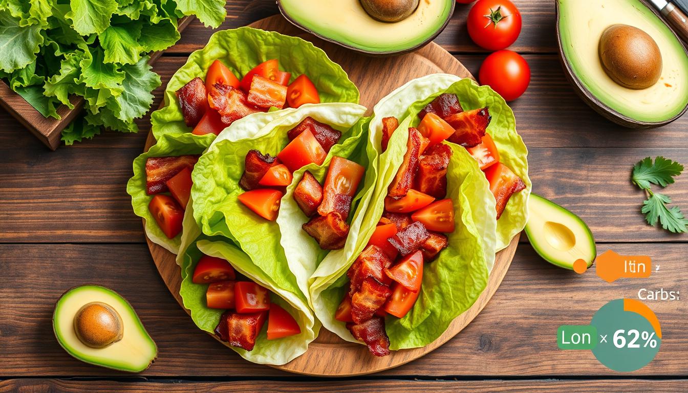 Keto BLT Lettuce Wraps Recipe