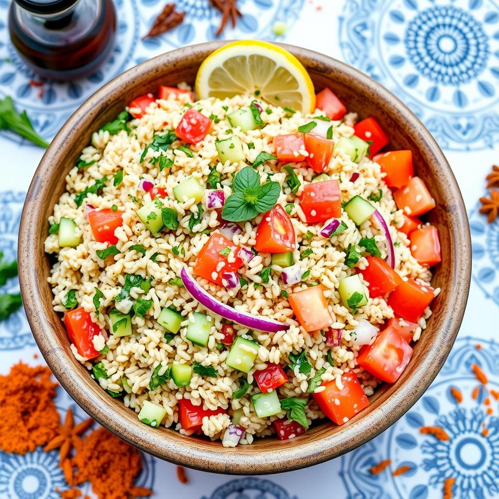 Healthy Bulgur Wheat Salad with Herbs Recipe