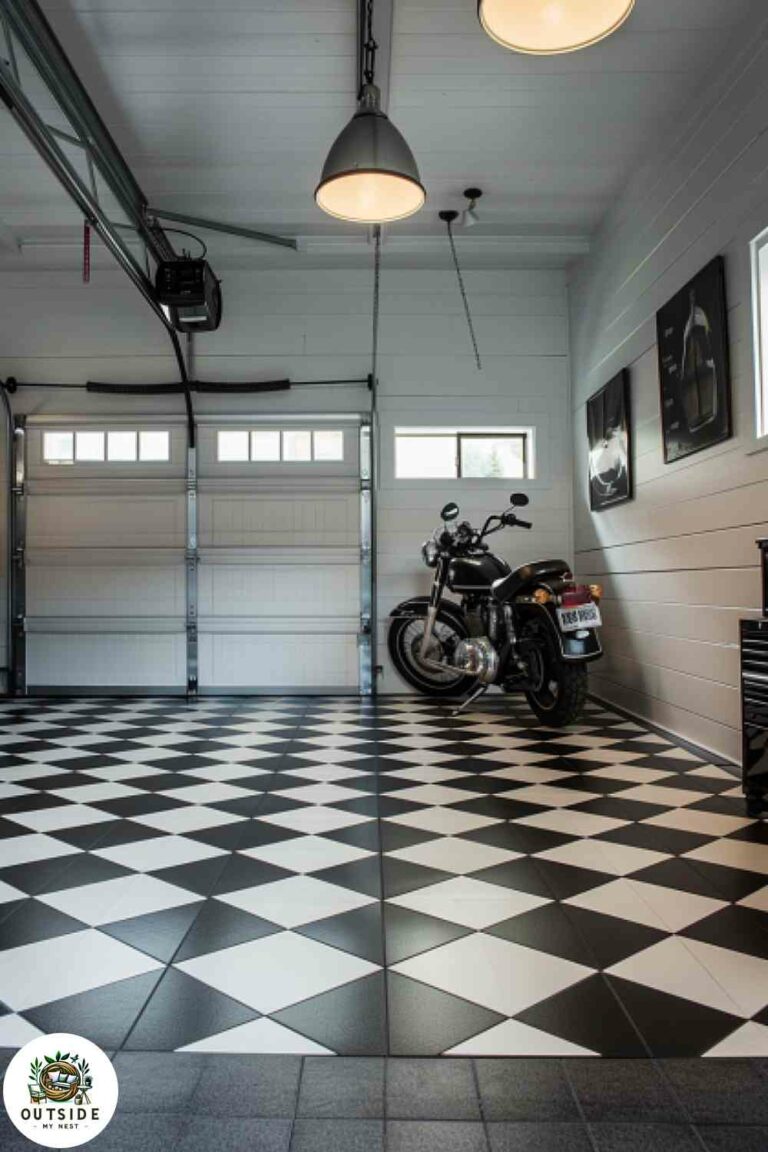 25 Incredible Ways to Re-do Your Garage Floor - Outside My Nest