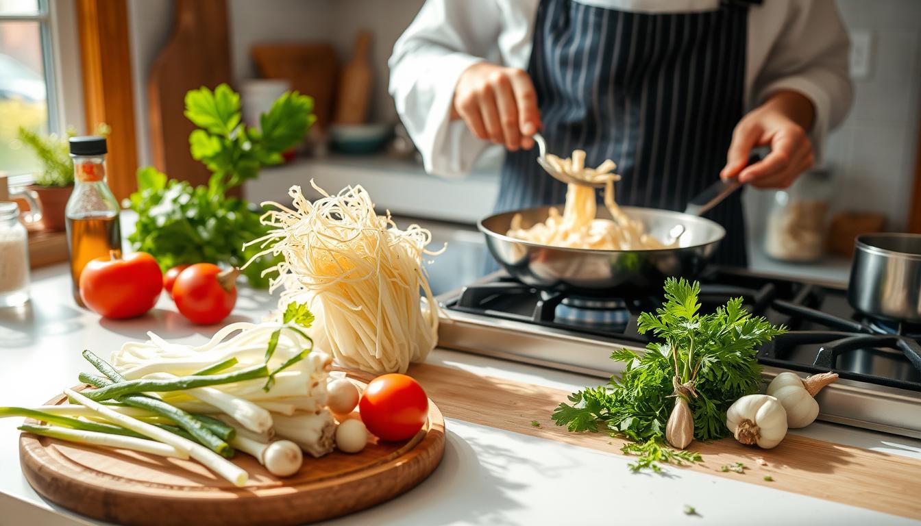 Vegan Enoki Mushroom Recipe
