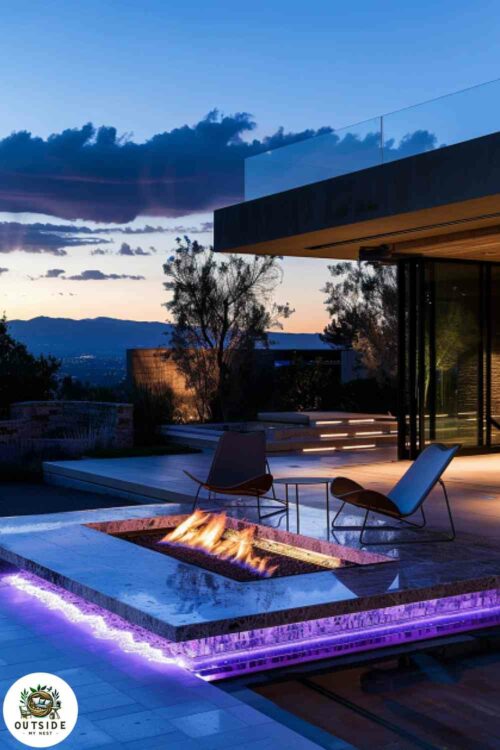 25 Modern Outdoor Fire Pit Ideas - Outside My Nest