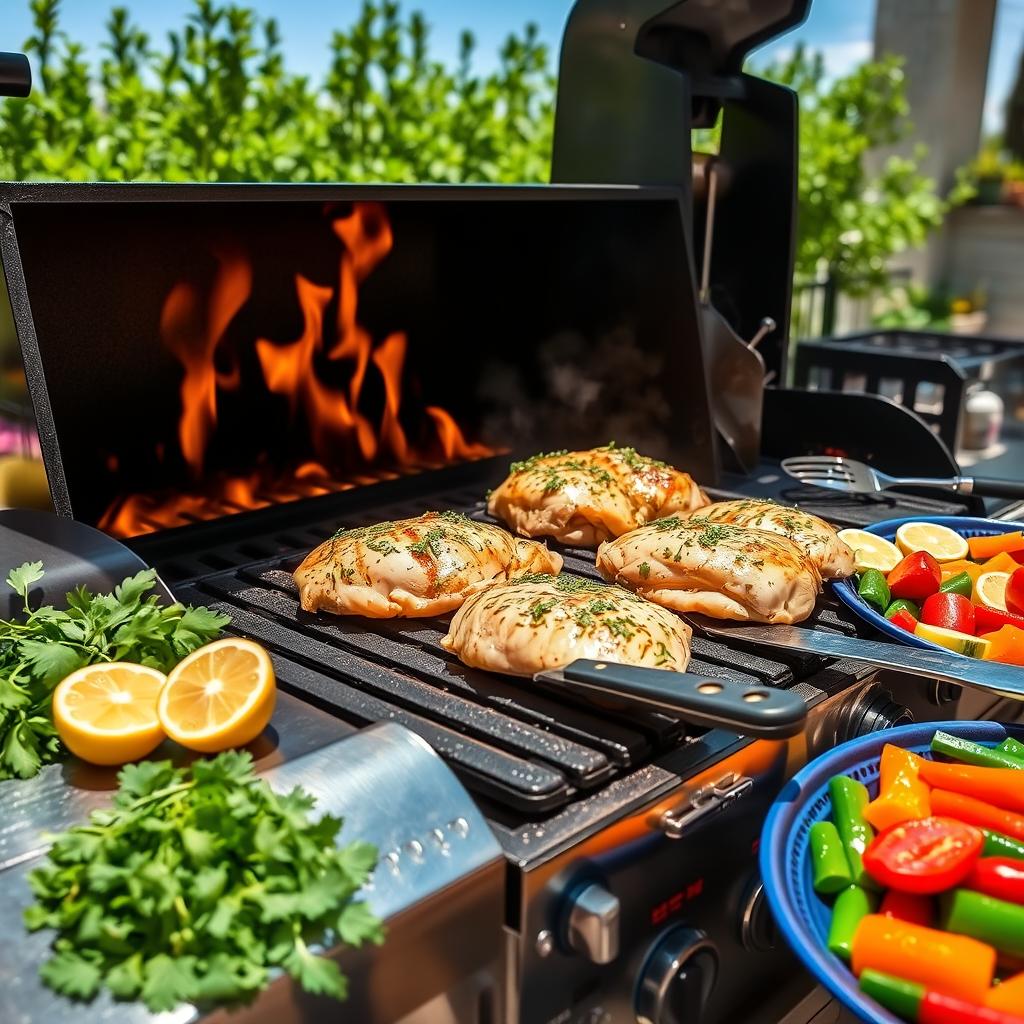 Healthy Grilled Lemon Herb Chicken Recipe