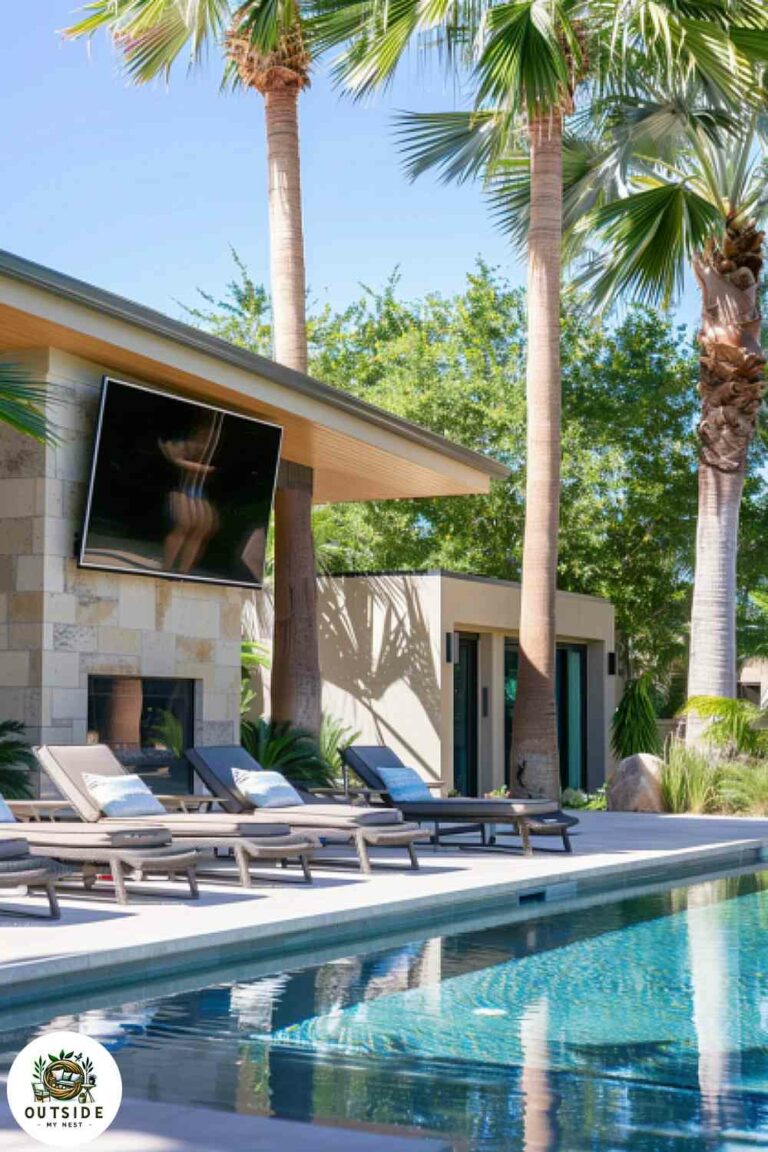 25 Incredible Ways to Have a TV On Your Home’s Back Patio - Outside My Nest