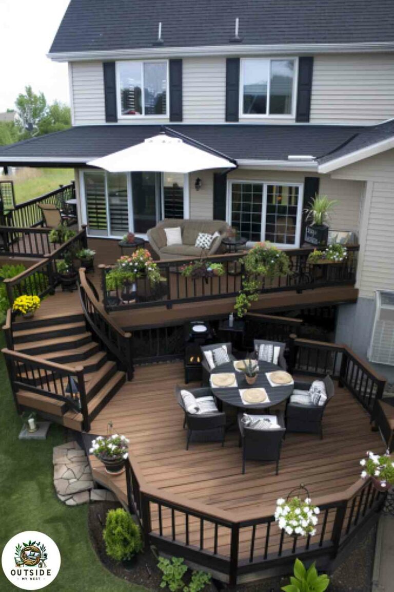 25 Incredible Multi-Level Deck Ideas for Your Home - Outside My Nest