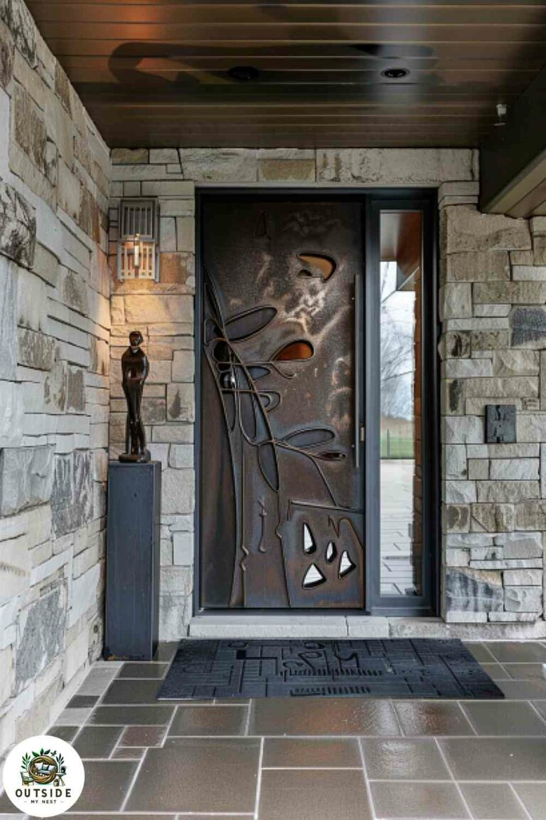 25 Absolutely Gorgeous Front Door Decor Ideas - Outside My Nest