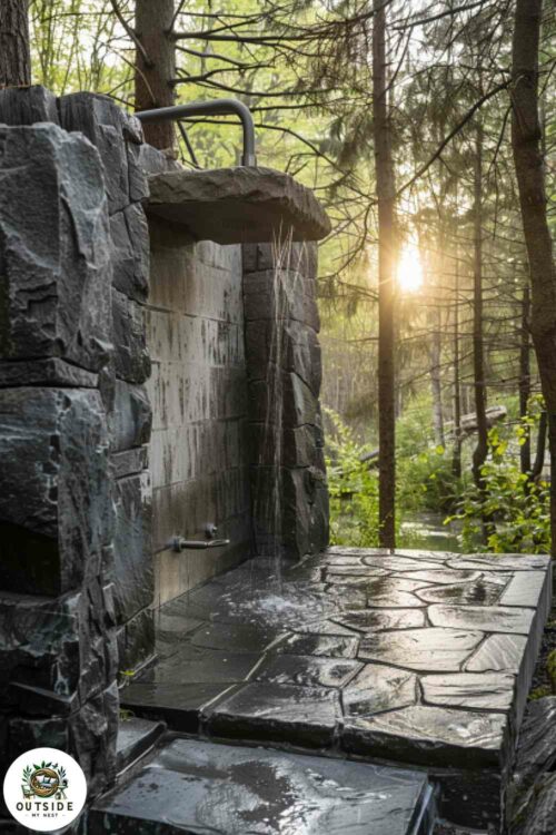 25 Home Outdoor Shower Ideas That Are Totally Unique - Outside My Nest